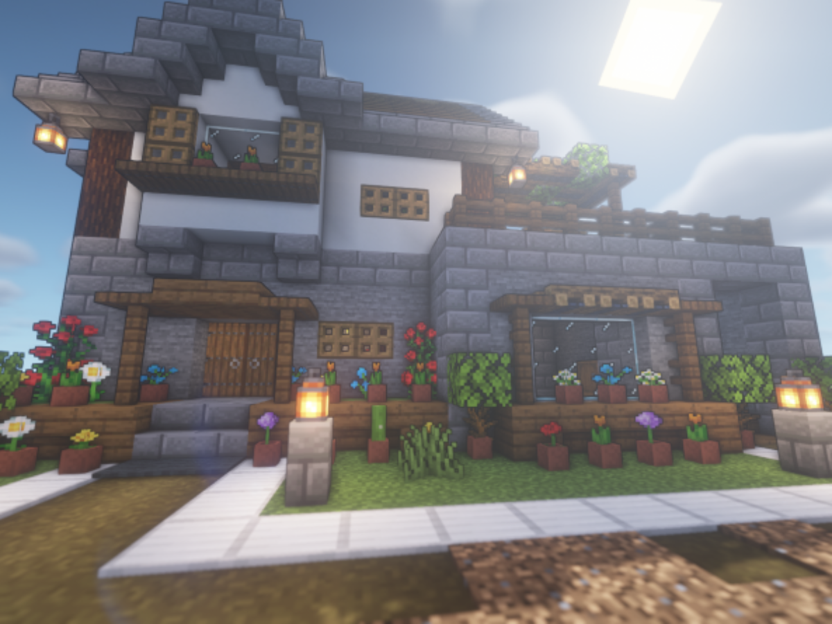 Minecraft Farm House Tutorial