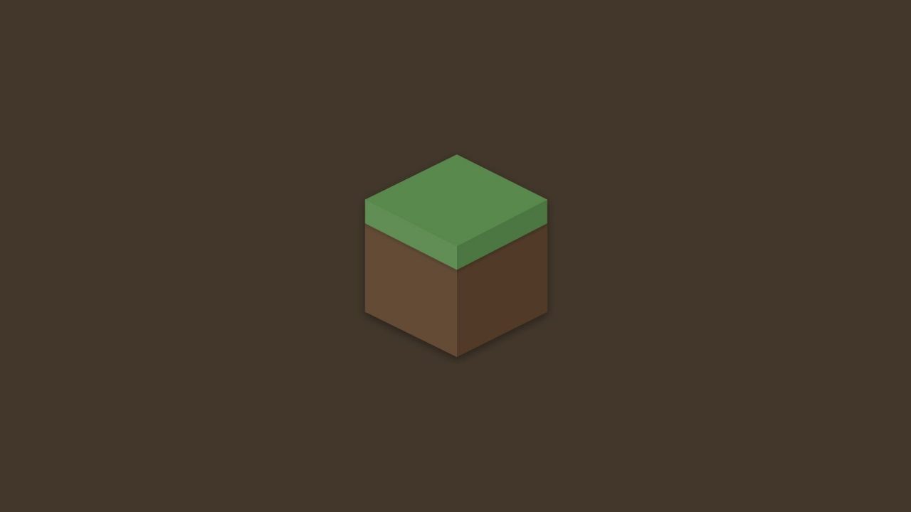 Minecraft Grass Block Wallpaper